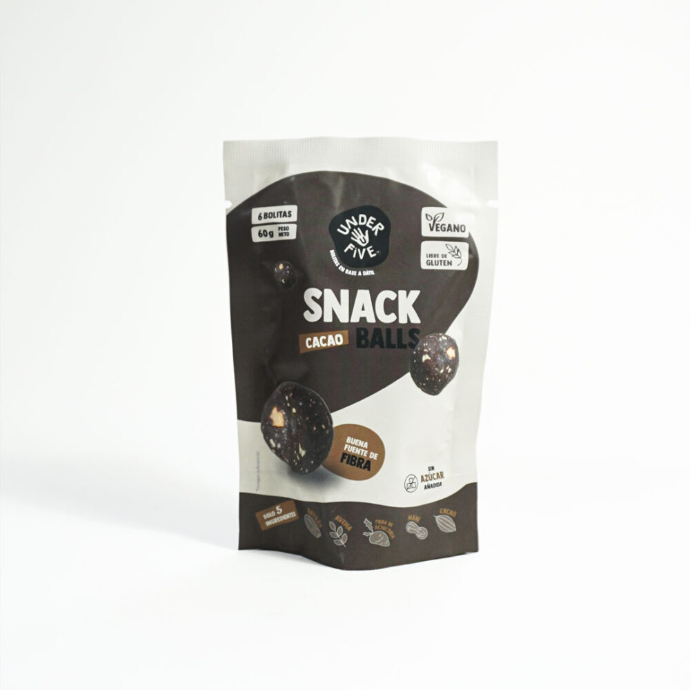 Snack Cacao Balls, 60 gr – Under Five | La Graneta